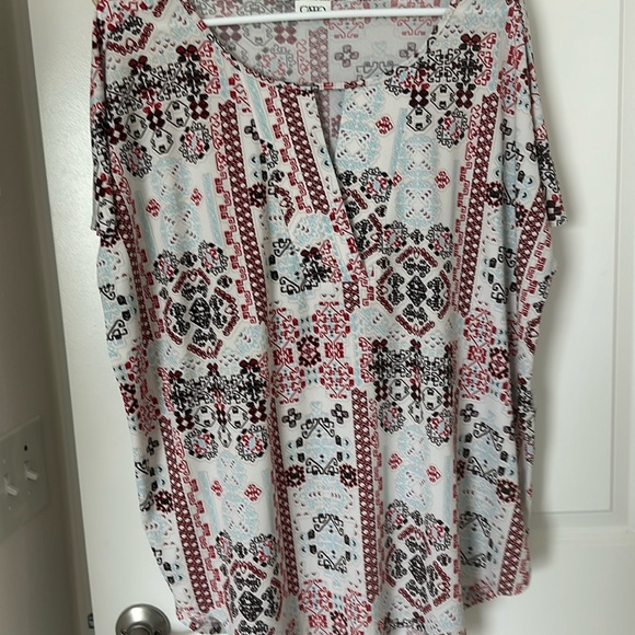Tops | Xl Top Multi Colored Soft Knit | Poshmark